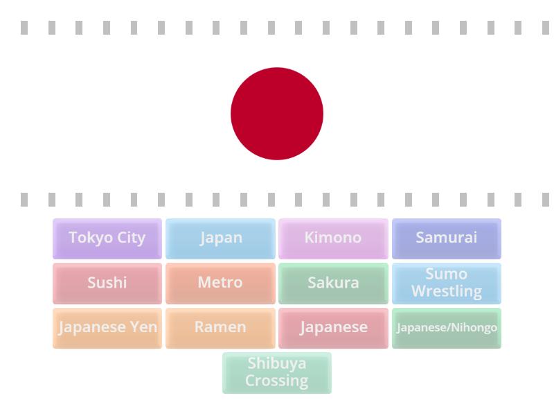 Grade 4 IE: Japan - Find the match