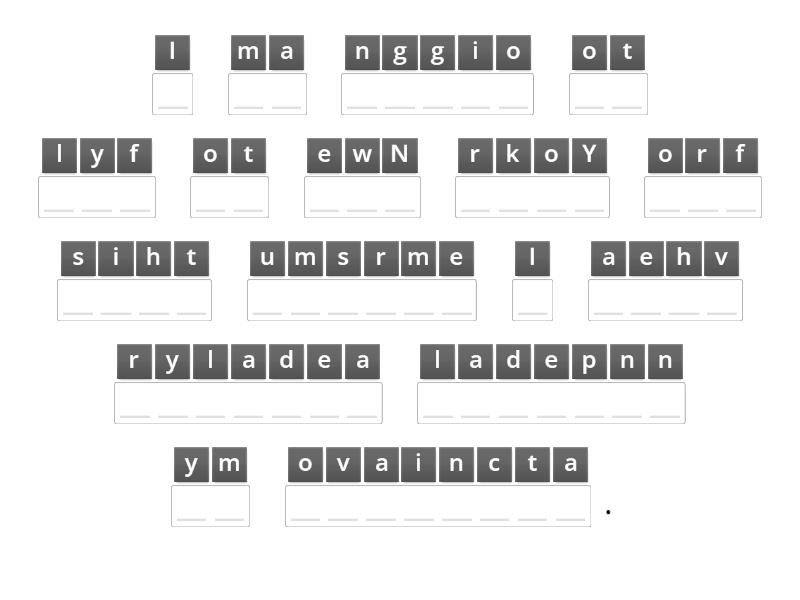 Talking about future plans - Anagrama