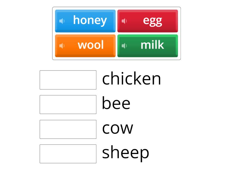 Power up unit 3 Thing from animals - Match up