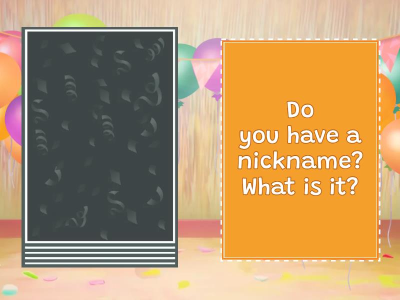 Let's break the ice - Speaking cards