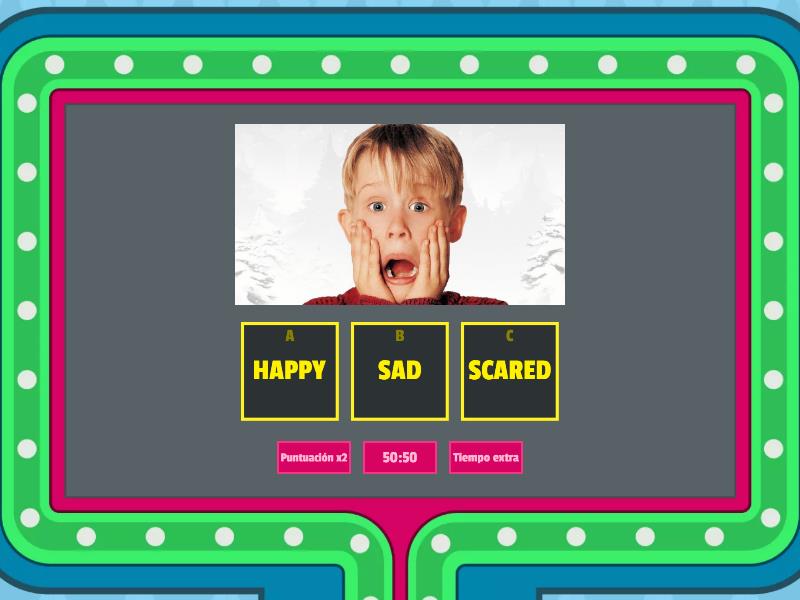 Guess the feelings! :0 - Gameshow quiz