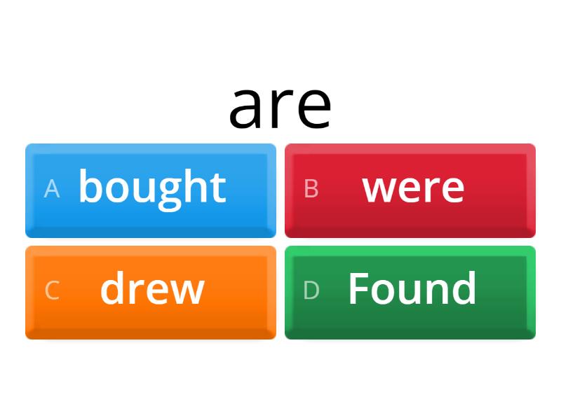 Past Simple Tense Verbs - Quiz