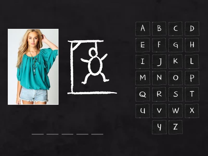 la ropa - Hangman