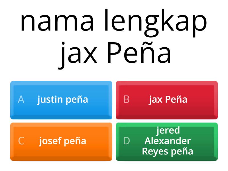 Jax peña - Quiz