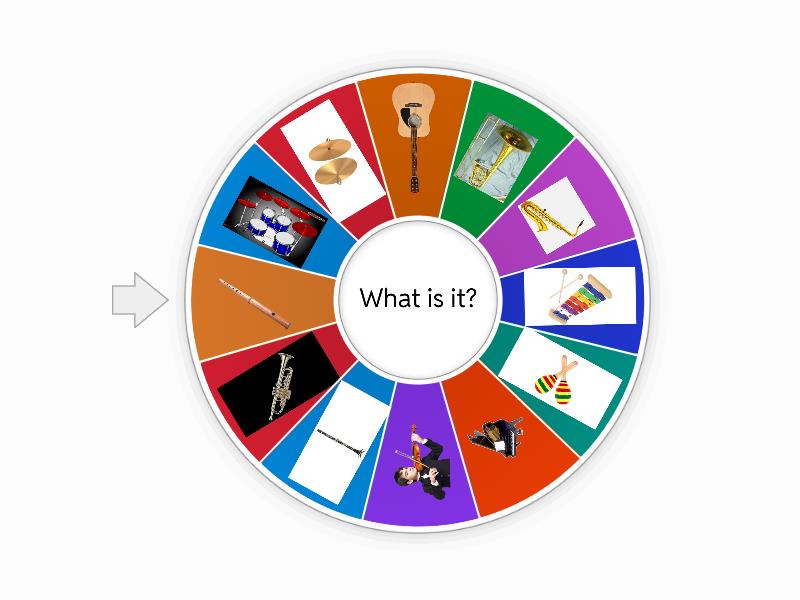 Musical Instruments - Spin the wheel