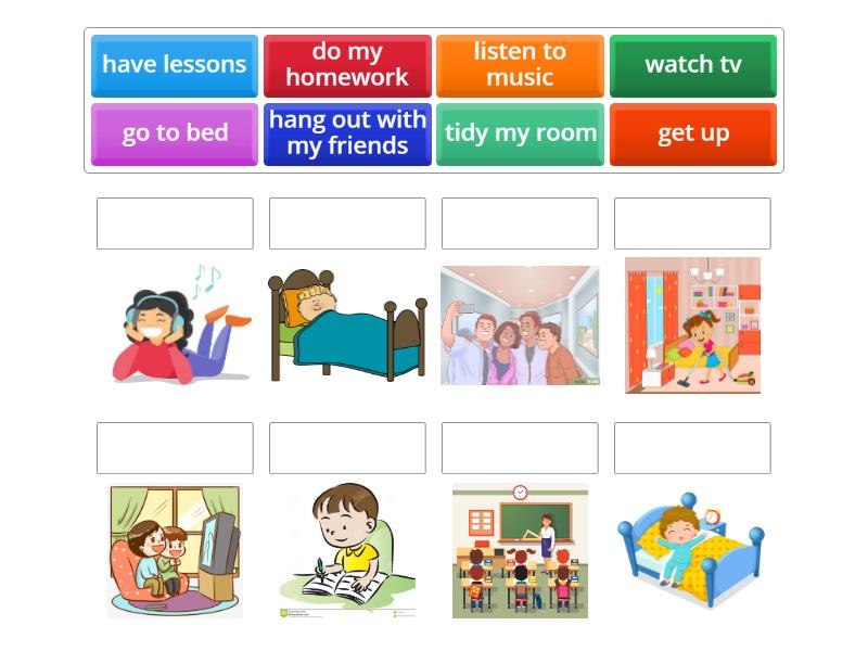 Daily activity - Match up