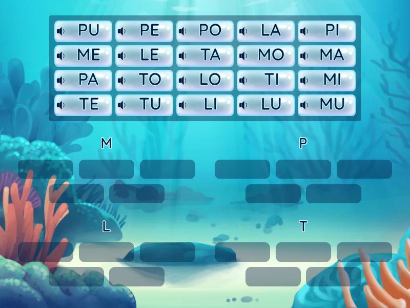 Silabas - Group sort