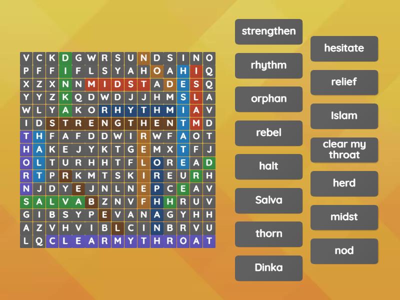 Lab 3 Word Search LWTW - Sopa de letras