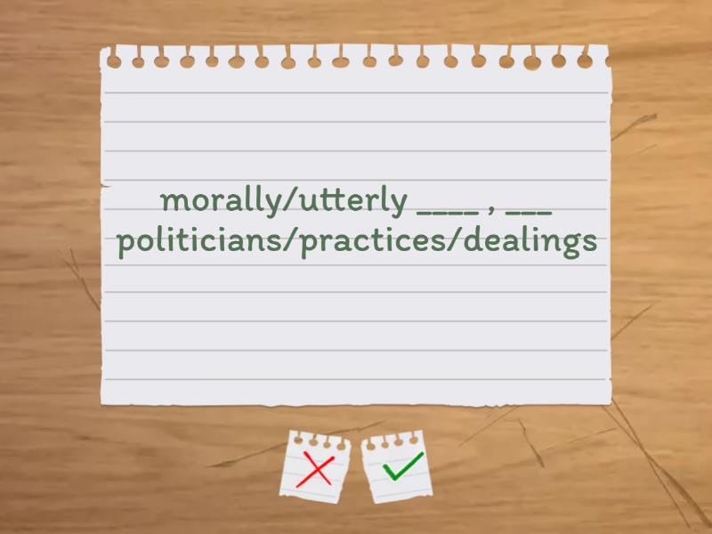 Collocations (Upper p34-35) - Flash cards