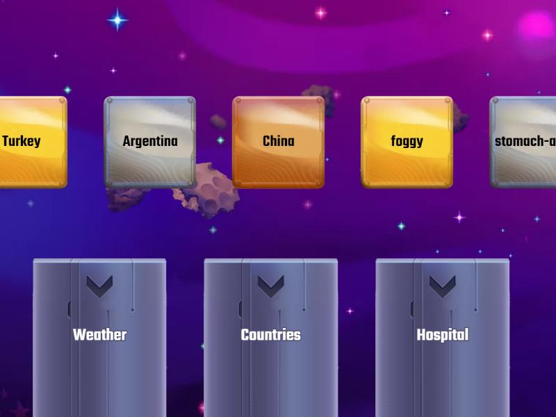 SM3. Unit 9 (7,8,9 vocabulary) - Speed sorting