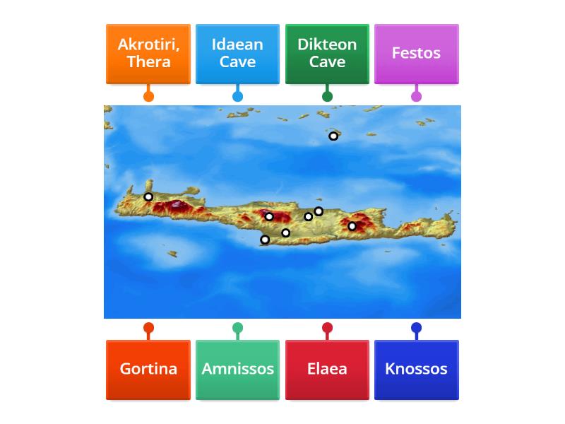 Idaea's holy places - Labelled diagram
