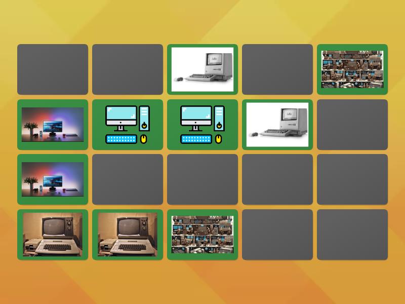 computer - Matching pairs