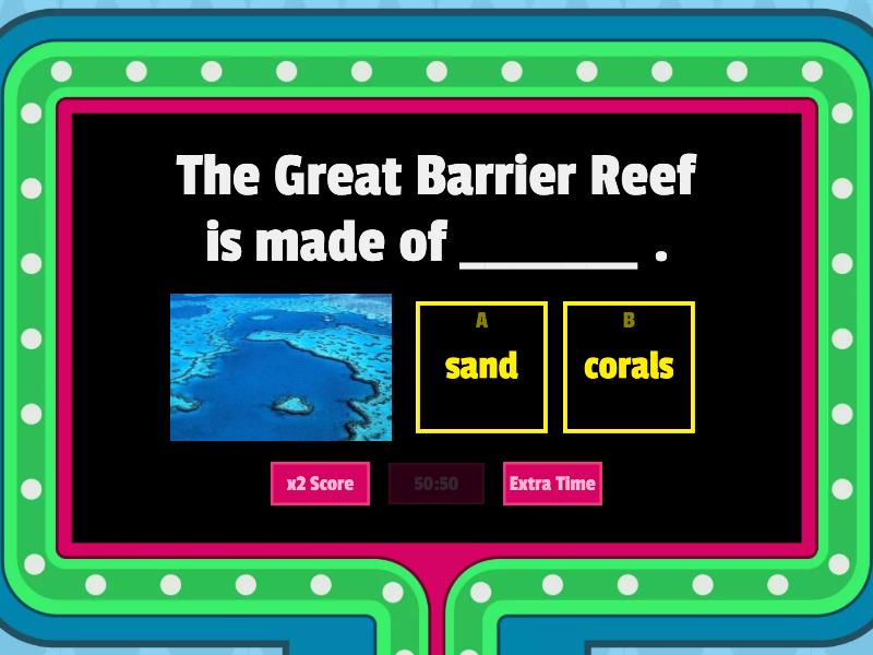 The Great Barrier Reef - Concurso de preguntas