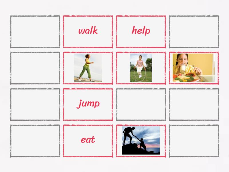 Verbs - Matching pairs