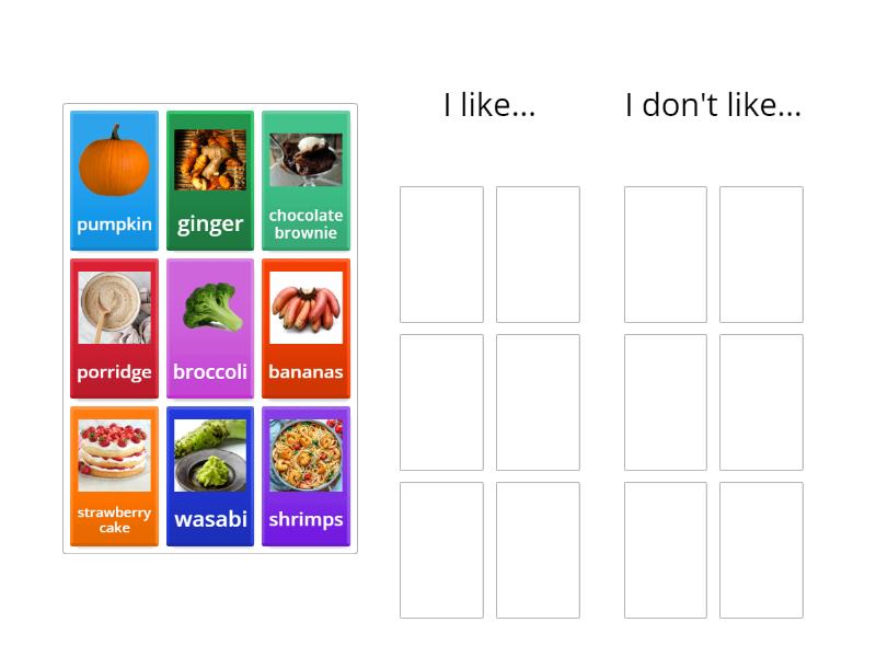 Likes and dislikes - Group sort