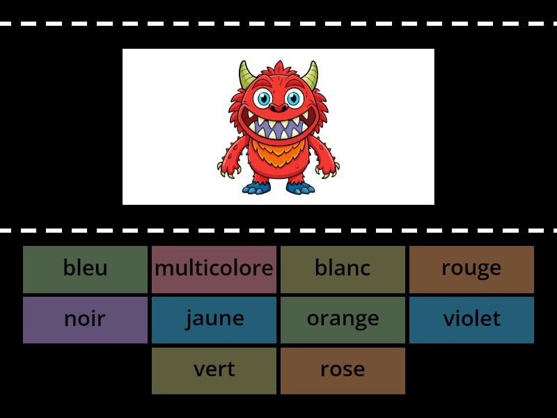 Je peux compter - les monstres - Find the match
