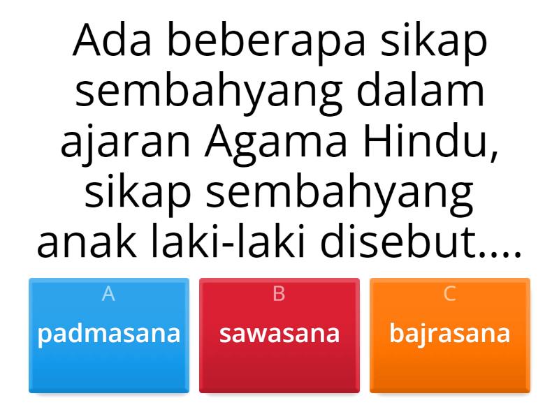 Pilihlah jawaban yang paling tepat - Quiz Pilihlah jawaban yang paling tepat - Quiz