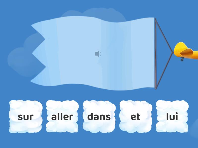 Les mots à haute fréquence (série 1) jeu 1 - Trouver la correspondance
