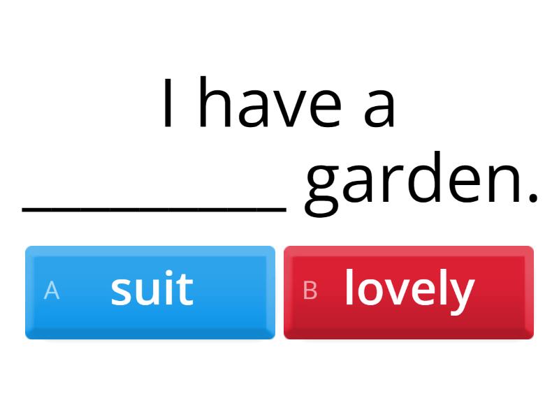 New words - sentences - Quiz