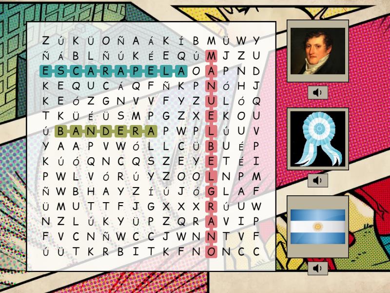 Sopa de letras - Wordsearch