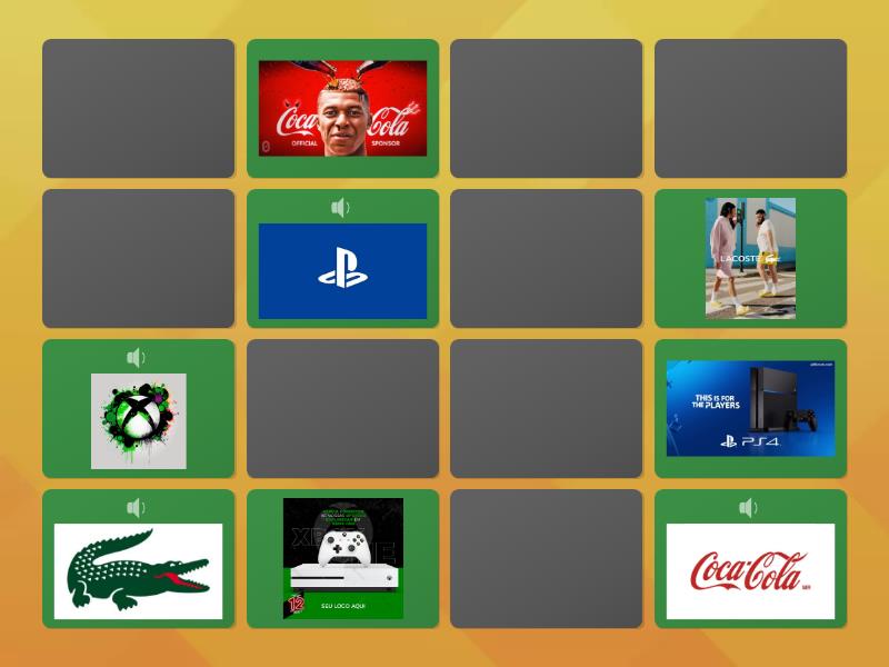 Advertising logos - Matching pairs