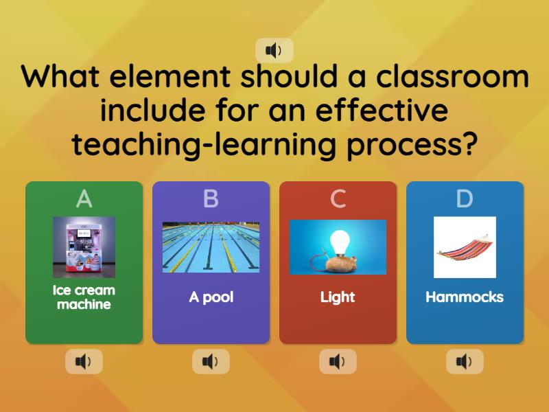Classroom Environment Analysis - Quiz