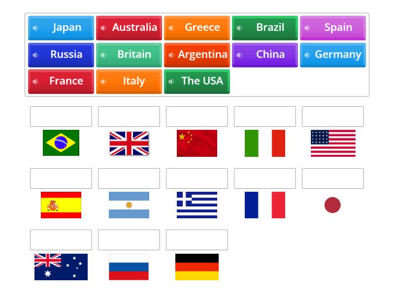 Countries - Match up