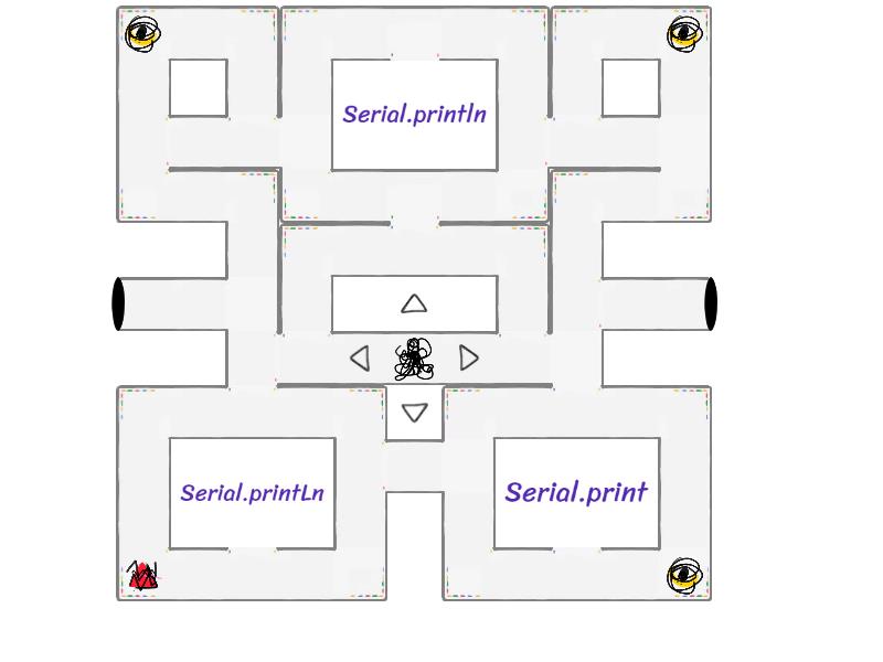 1.1.-Monitor Serial - Maze chase