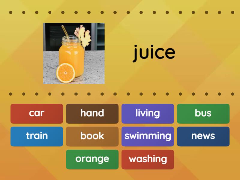 Unit 7: words that go together: n+n - Find the match