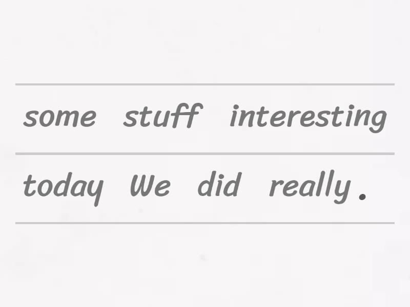 word stuff / issue / matter / trouble (problem) - Unjumble