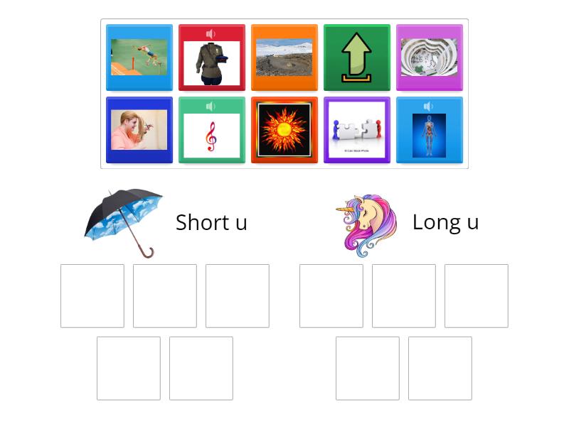 Long vs Short U sound - Group sort