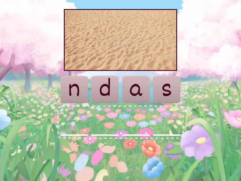 Unit 5 - the beach - Anagram