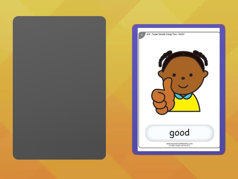 feelings hello song - Speaking cards
