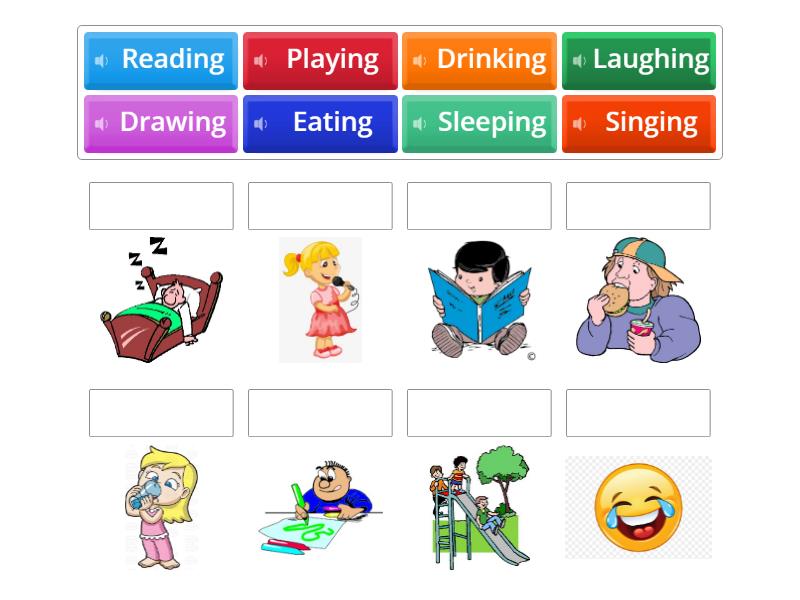 Actions -ing - Match up