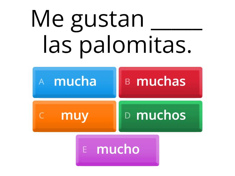 MUY Y MUCHO(A)S - MÓD.2 - Cuestionario