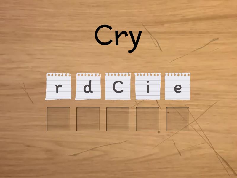 Regular verbs in past - Anagrama