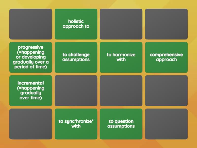 Scrum Memory Game Matching Pairs