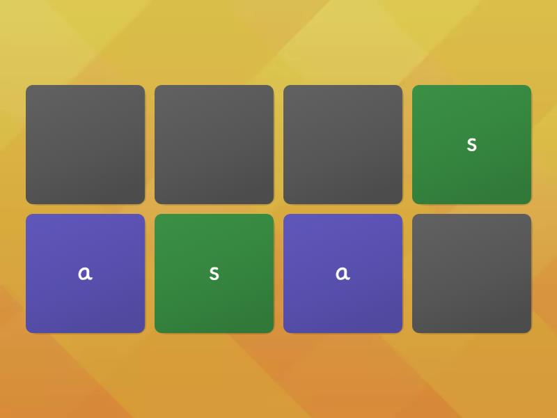 Phase 2 set 1 match up - Matching pairs