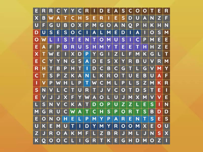 8 - Wordsearch