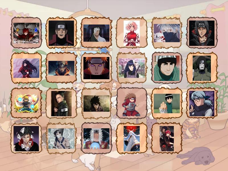 Naruto - Flip tiles