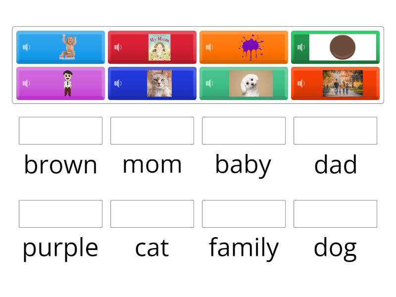 TTS_Unit1_family - Match up