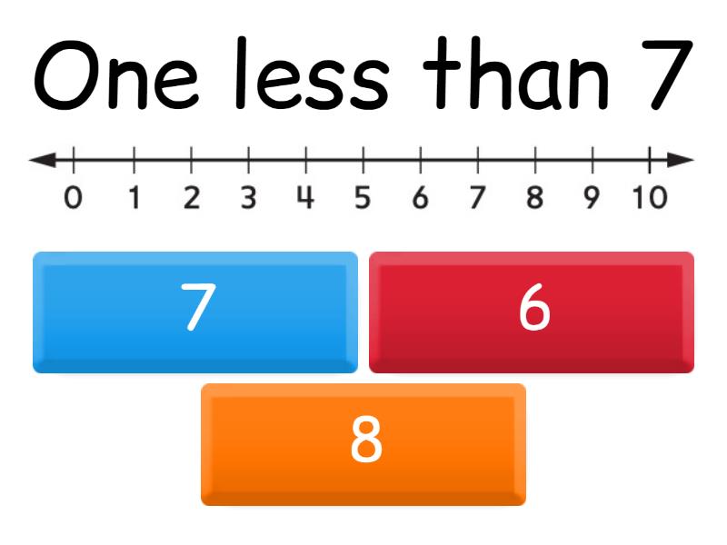 One More, One Less - Quiz