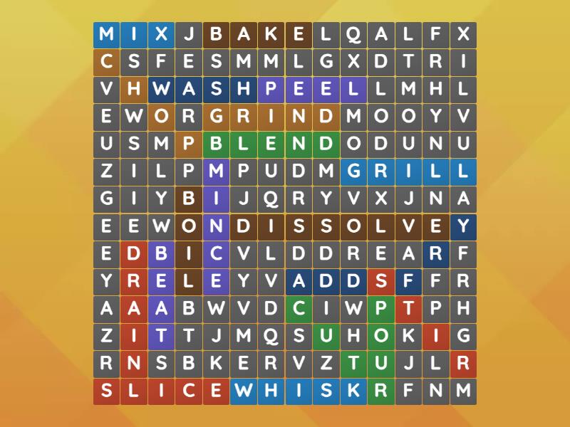 Procedure How to make - Wordsearch