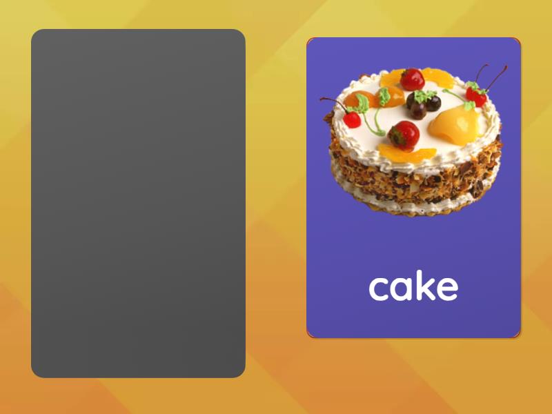 Kid's Box Starter Unit 8 My food - Speaking cards