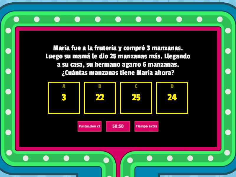 Problemas razonados con 2 operaciones. (Sumas y restas) - Concurso de ...