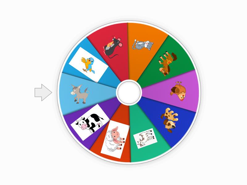 FARM ANIMALS - Spin the wheel