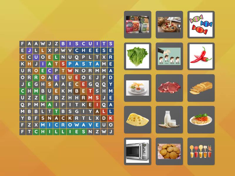 Review 4A + 4B Vocabulary (Solutions Elementary 3rd) - Wordsearch