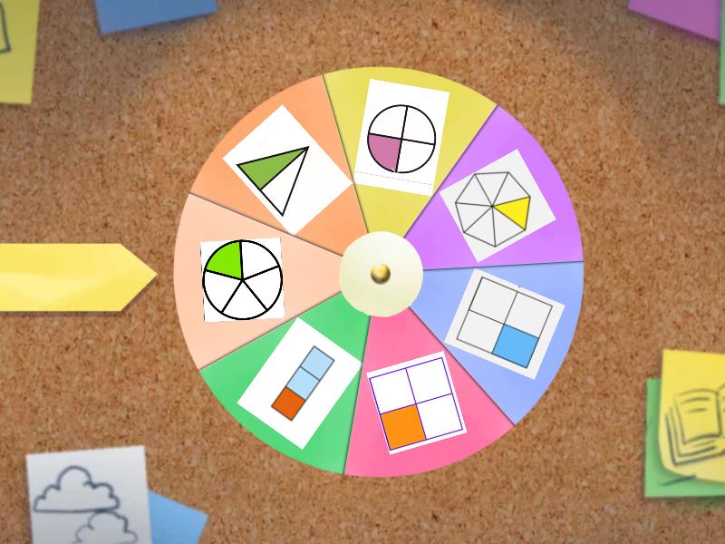 Unit Fraction Pics - Spin the wheel