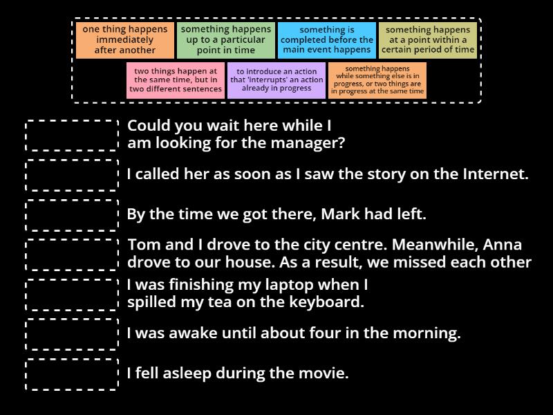 Time Linker Grammar Explanation - Match up