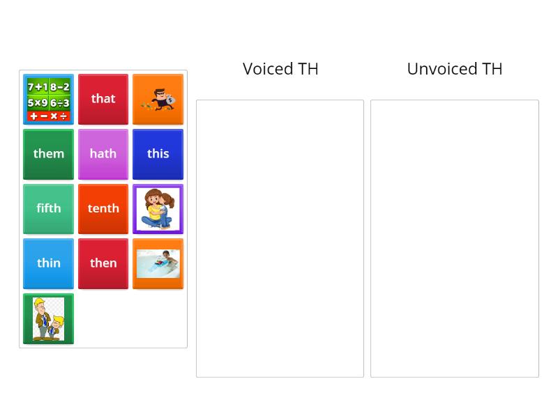 Voiced or Unvoiced TH - Categorize